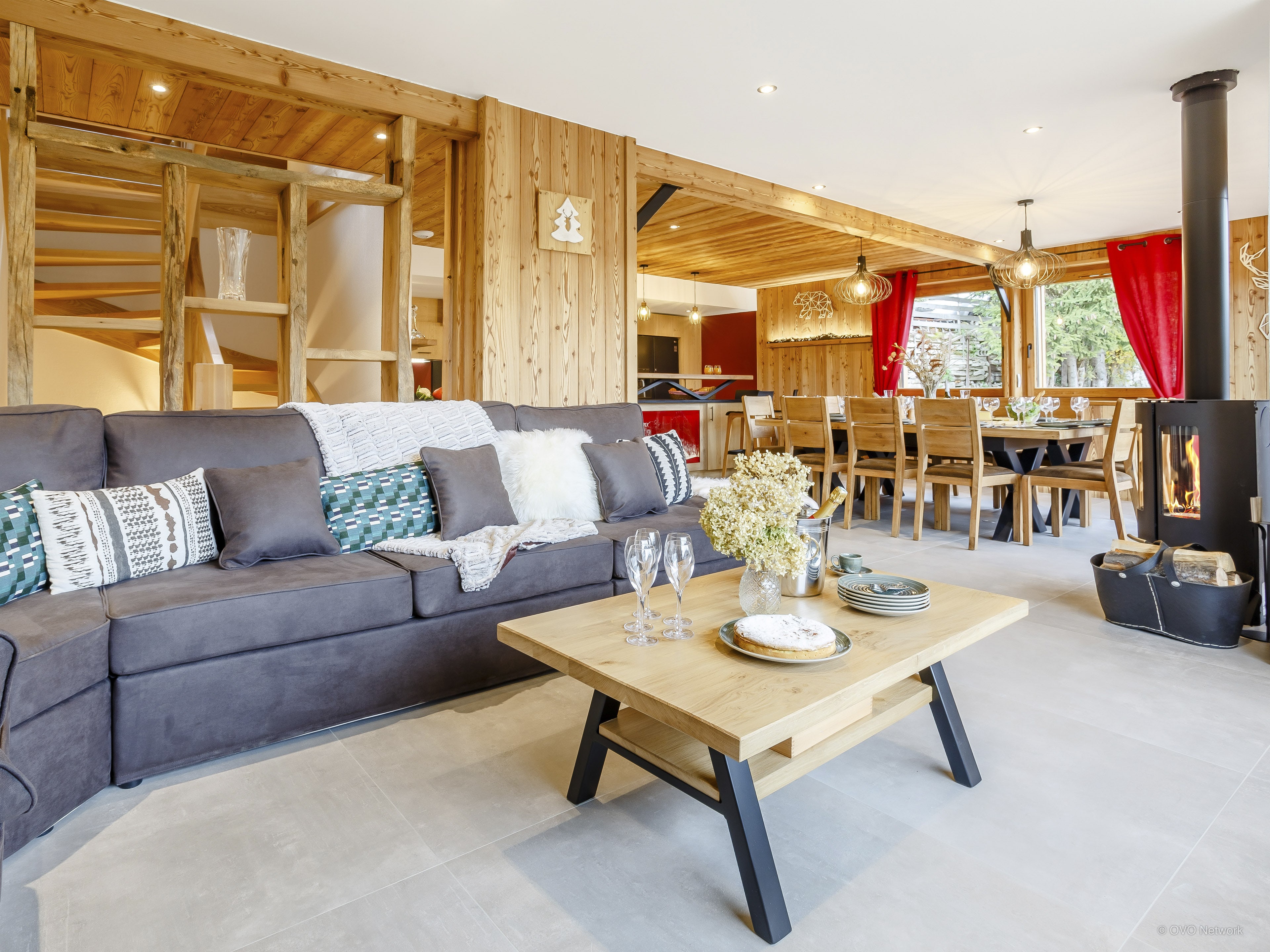 Location Chalet individuel Vacances dans les Alpes sauna & spa nordique ...